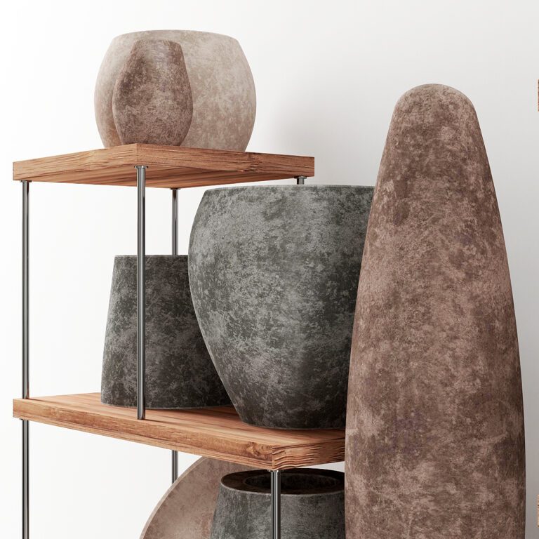Stone vases (255809) 3D model - Download 3D model Stone vases (255809 ...