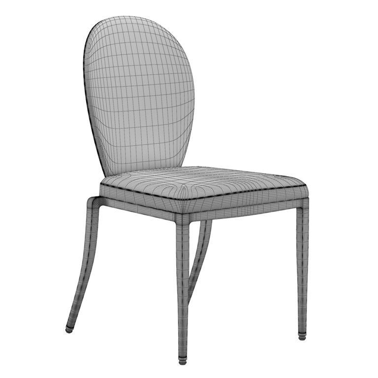 Smaller Jefferson Chair (255863) 3D model - Download 3D model Smaller ...