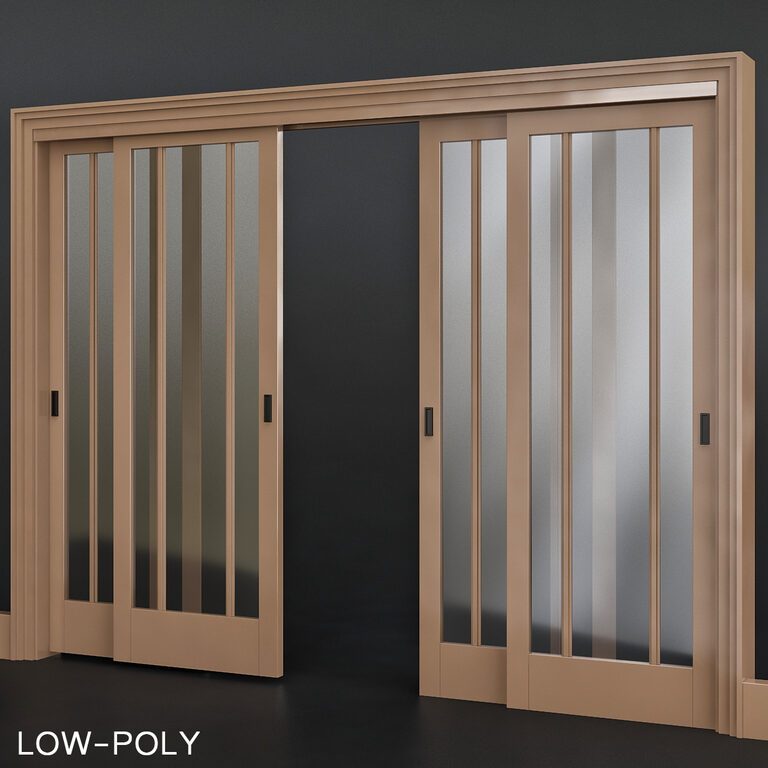 Doors low poly collection (25729) 3D model - Download 3D model Doors ...