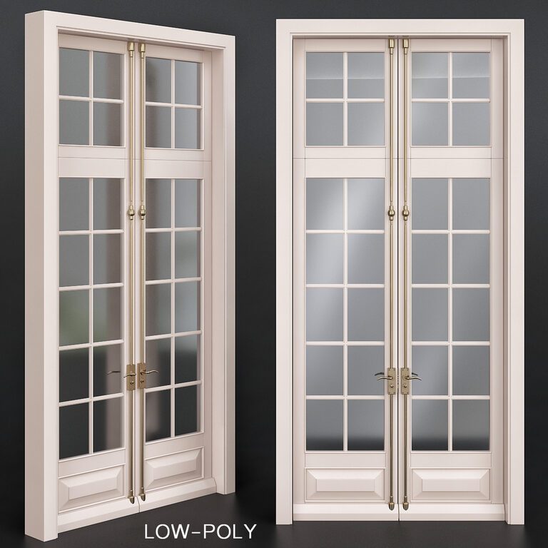 Doors low poly collection (25729) 3D model - Download 3D model Doors ...