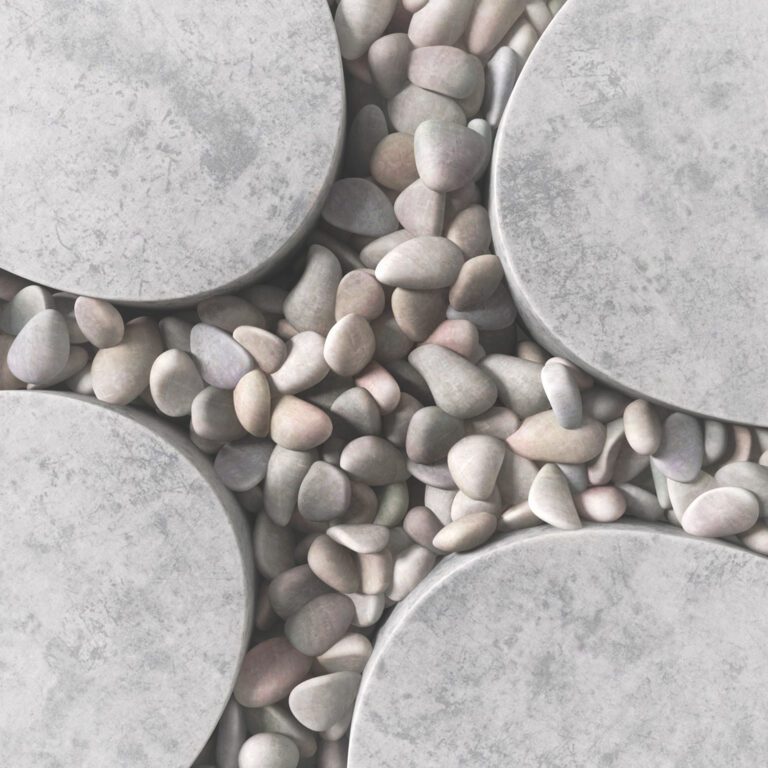 Tile square oval pebble n1 (257876) 3D model - Download 3D model Tile ...