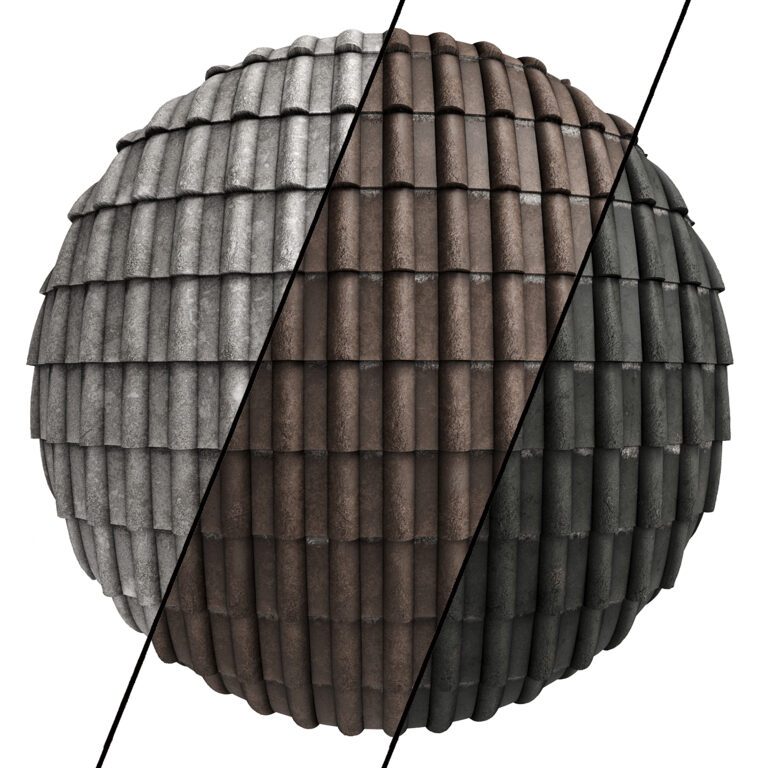Roof Tile Materials 2 (257898) 3D model - Download 3D model Roof Tile ...