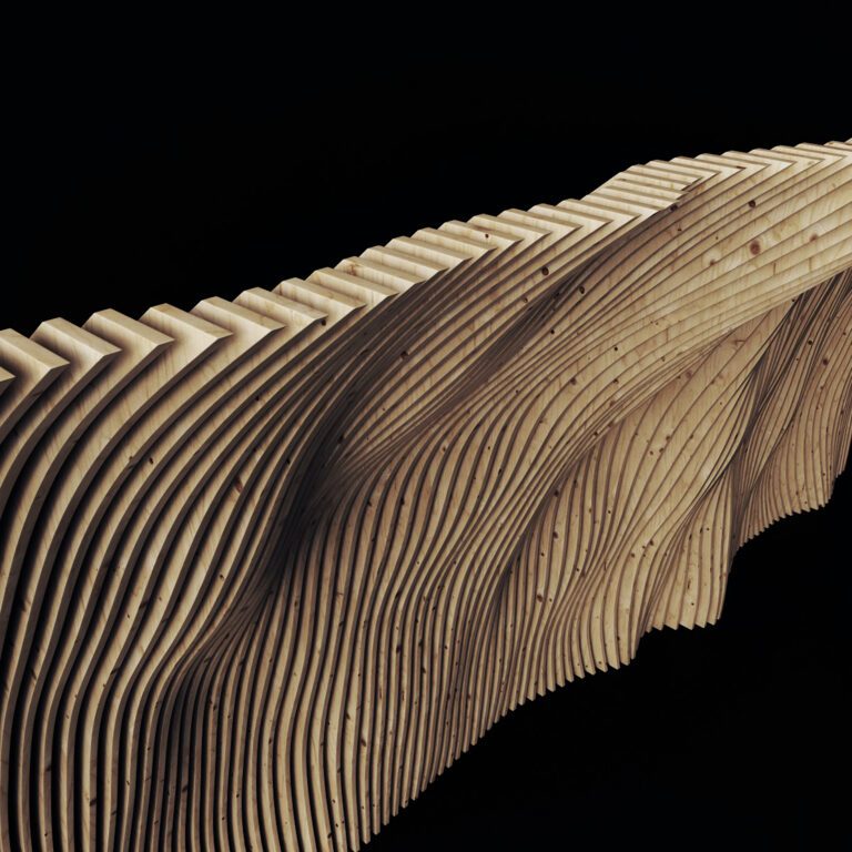 Parametric panel wood rail n2 (259060) 3D model - Download 3D model ...
