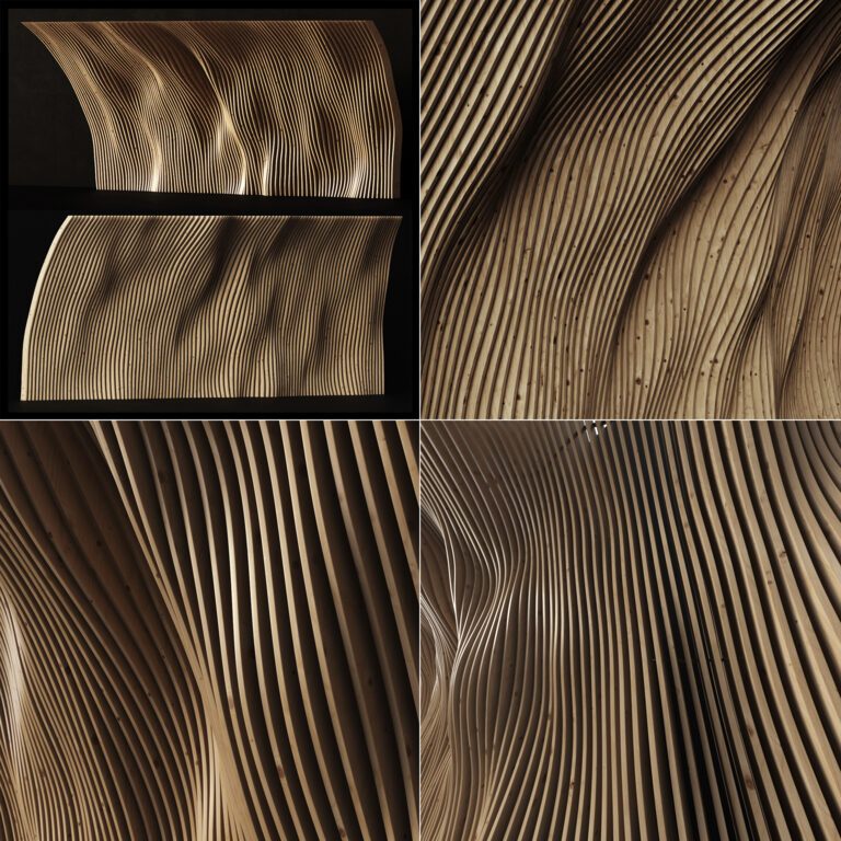 Parametric panel wood rail n2 (259060) 3D model - Download 3D model ...