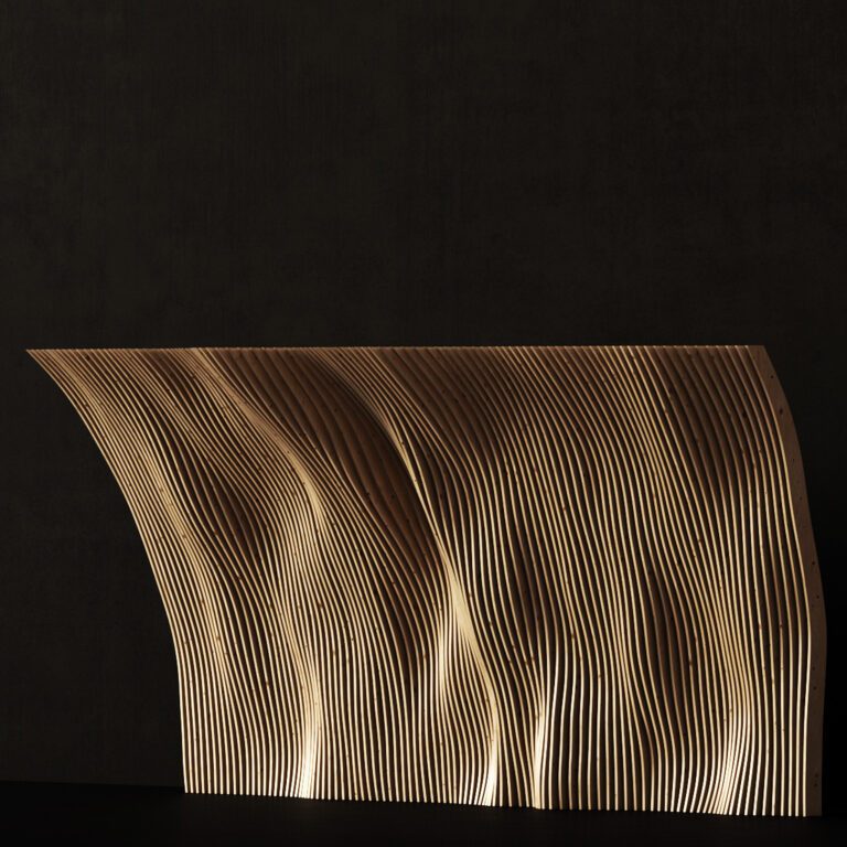 Parametric panel wood rail n2 (259060) 3D model - Download 3D model ...