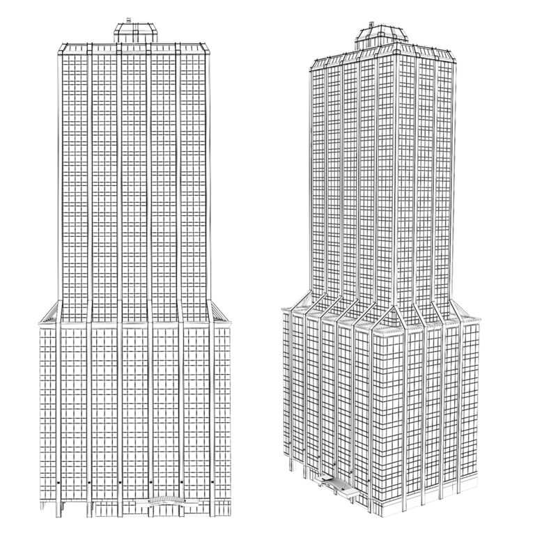 3d skyscraper model | Download 3d skyscraper project