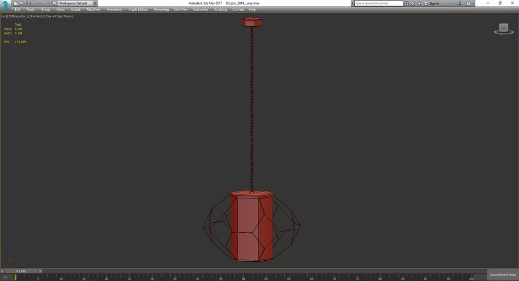 Tonino Lamborghini Casa HEXAGON Pendant (25991) 3D model - Download 3D ...