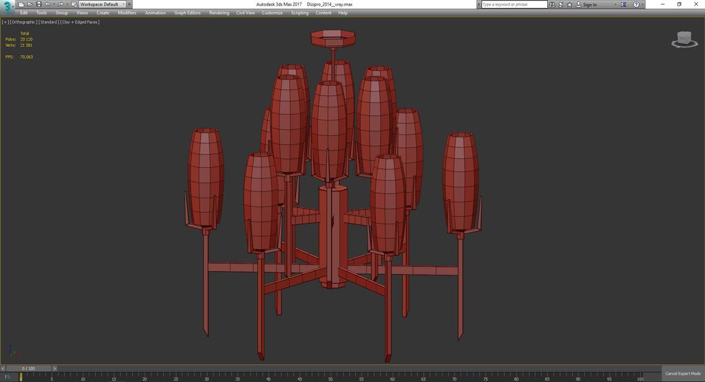 Chandeliers 3d models Collection 10 pieces (26190) 3D model - Download ...