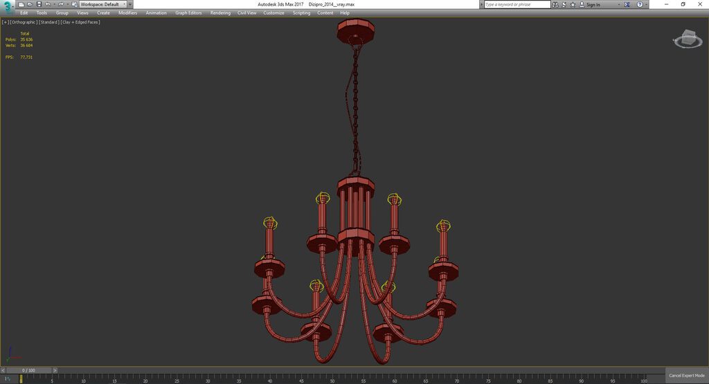 Chandeliers 3d models Collection 10 pieces (26190) 3D model - Download ...