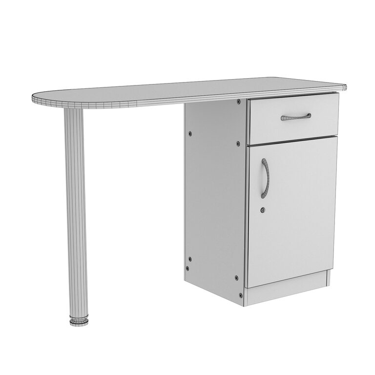 Manicure table Bridge (26219) 3D model - Download 3D model Manicure ...