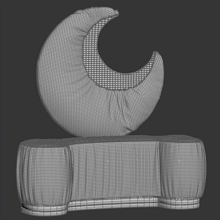 Sicis The black moon sofa (271353) 3D model - Download 3D model Sicis ...
