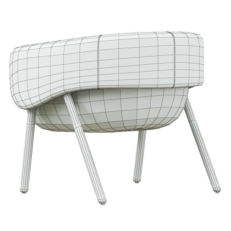 MONICA armchair by Bulo (272379) 3D model - Download 3D model MONICA ...