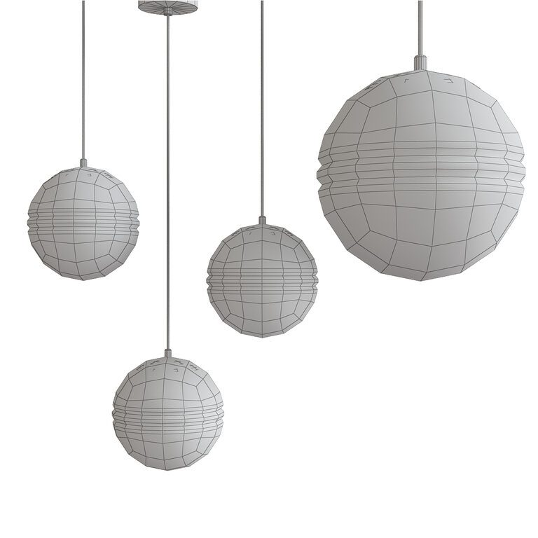 Heley Pendant Light (27278) 3D model - Download 3D model Heley Pendant ...