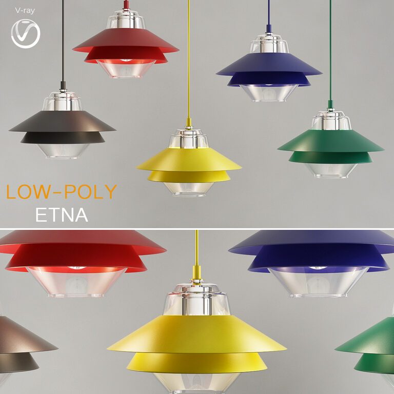 Etna Pendant Light (27350) 3D model - Download 3D model Etna Pendant ...
