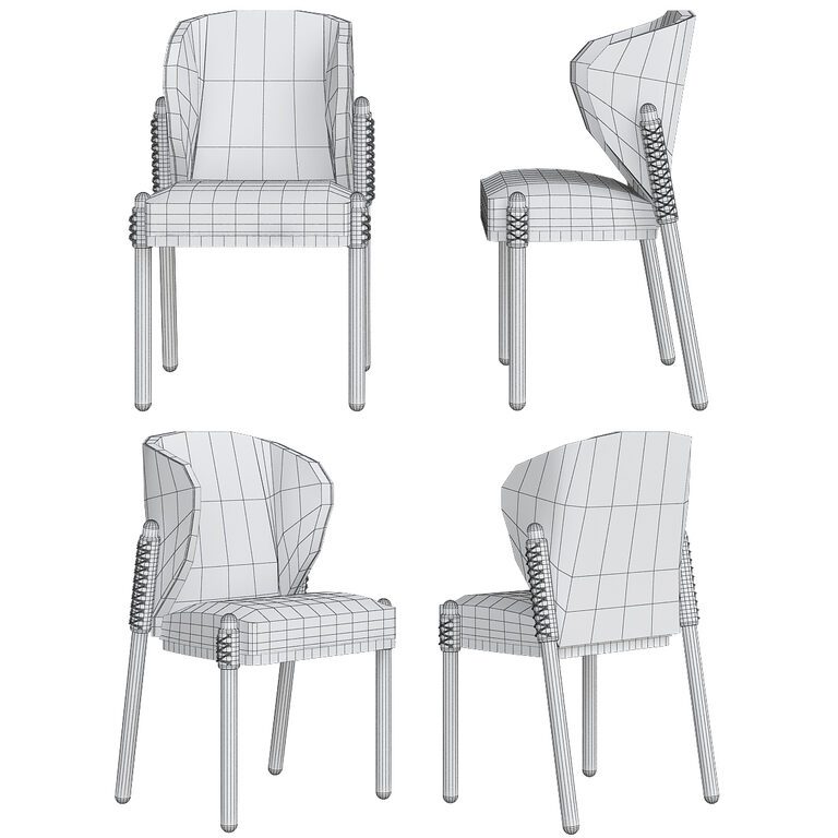 Chair collection 10 pieces (27457) 3D model - Download 3D model Chair ...