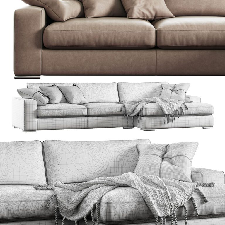 Max CAVA sofa (27661) 3D model - Download 3D model Max CAVA sofa (27661 ...