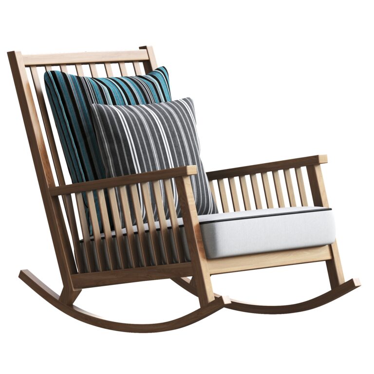 Gervasoni InOut Rocking chair (277375) 3D model - Download 3D model ...