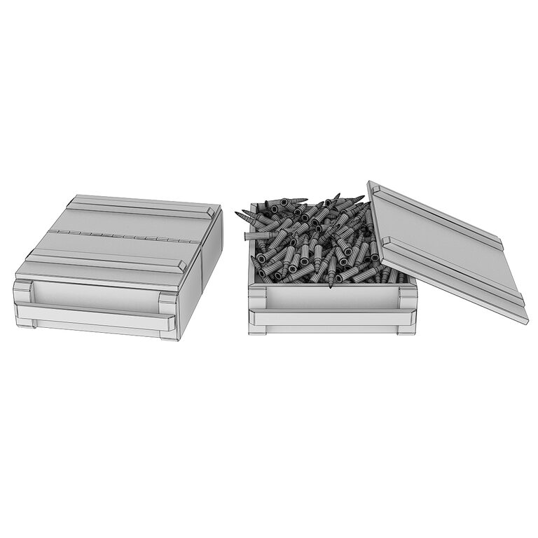 Cartridge Boxes (27776) 3D model - Download 3D model Cartridge Boxes ...