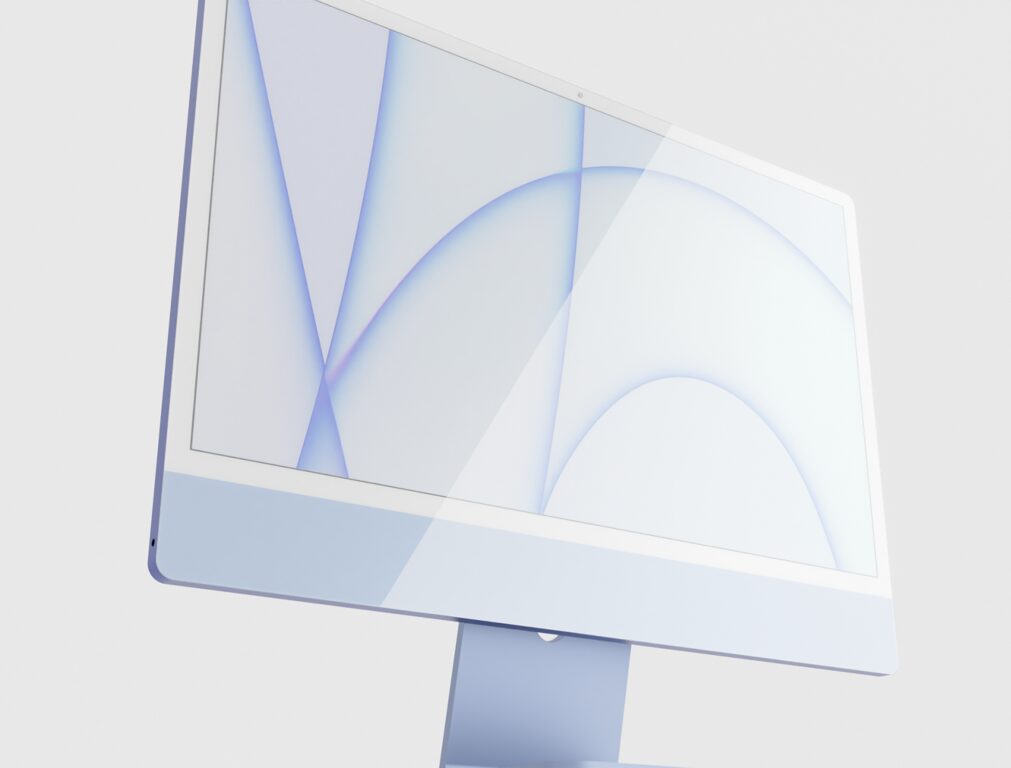 iMac 24 Blue (278409) 3D model - Download 3D model iMac 24 Blue (278409 ...