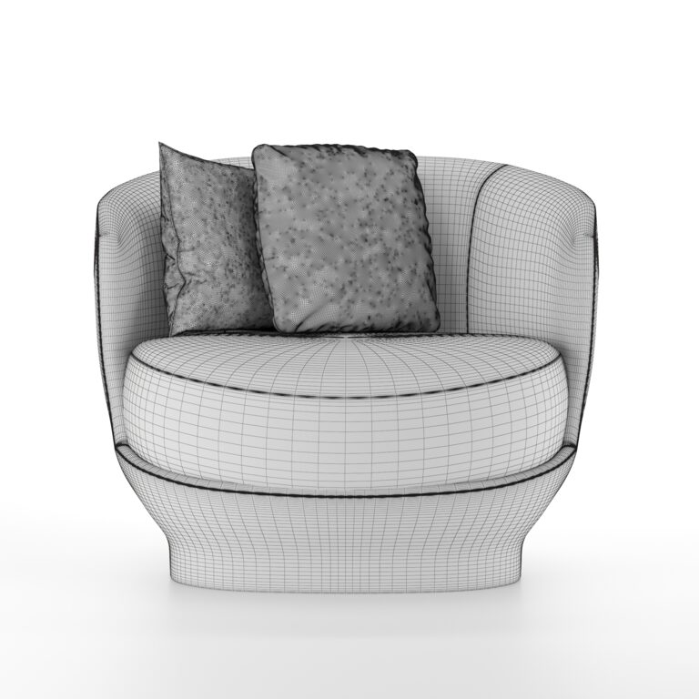 GIORGETTI ALL AROUND armchair (283393) 3D model - Download 3D model ...