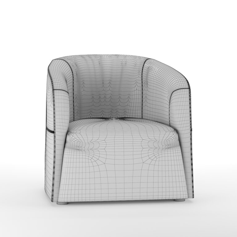 Natuzzi Logos armchair (294394) 3D model - Download 3D model Natuzzi ...