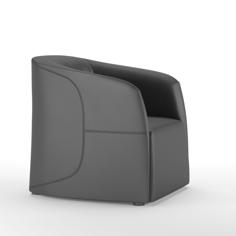Natuzzi Logos armchair (294394) 3D model - Download 3D model Natuzzi ...
