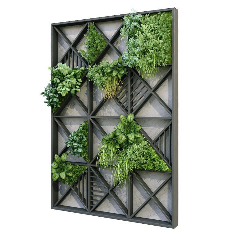 Vertical plant set 183 (298439) 3D model - Download 3D model Vertical ...