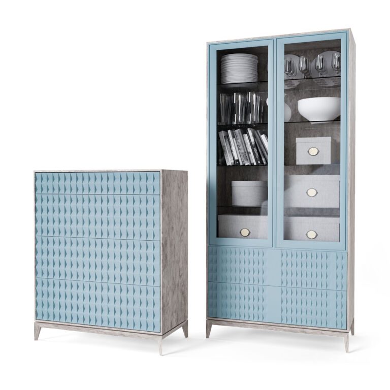 Chest of drawers and wardrobe showcase (298451) 3D model - Download 3D ...