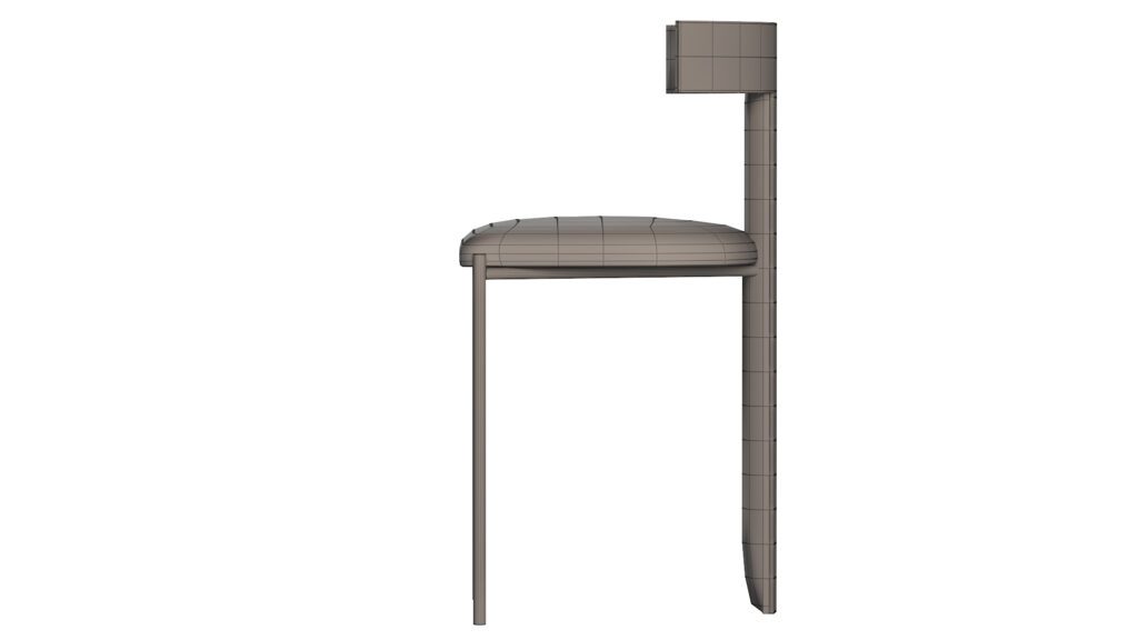 ZEFIR Chair by Baxter (306555) 3D model - Download 3D model ZEFIR Chair ...