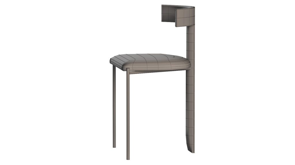 ZEFIR Chair by Baxter (306555) 3D model - Download 3D model ZEFIR Chair ...