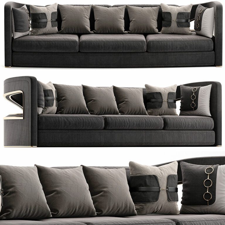 Jonathan Adler Bacharach Sofa (30935) 3D model - Download 3D model ...