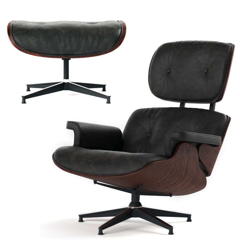 Eames Lounge Chair (311597) 3D model - Download 3D model Eames Lounge ...