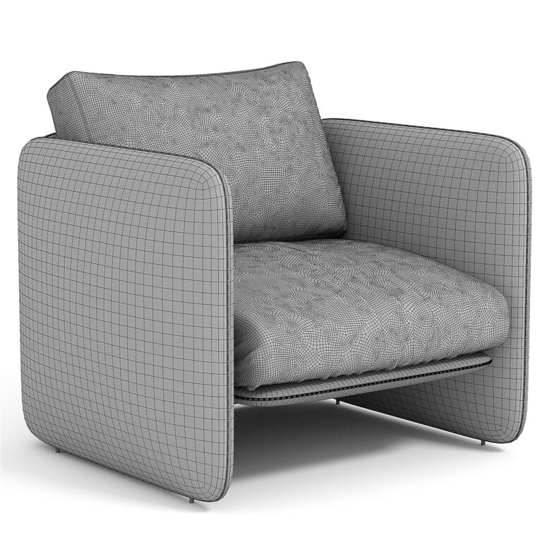 MILLER ARMCHAIR (316938) 3D model - Download 3D model MILLER ARMCHAIR ...