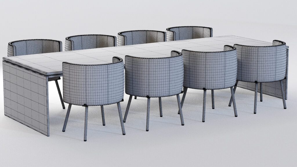 Linha Table (317525) 3D model - Download 3D model Linha Table (317525 ...