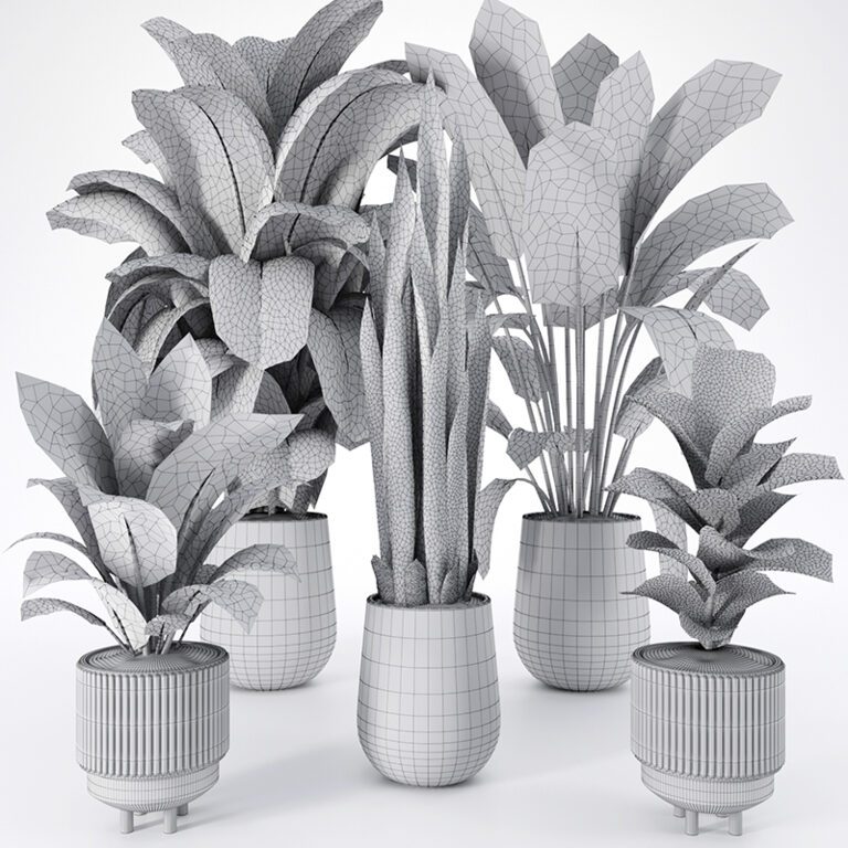 Plant set 10 (317542) 3D model - Download 3D model Plant set 10 (317542 ...