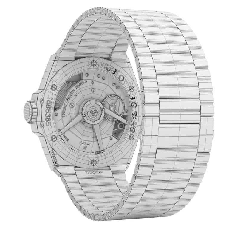 HUBLOT BIG BANG TITANIUM Watch (317741) 3D model - Download 3D model ...