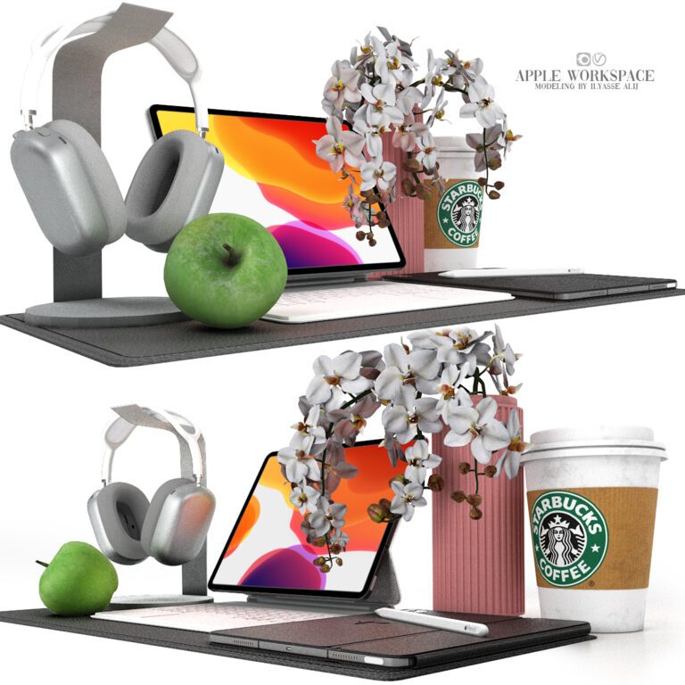 Apple workspace (318015) 3D model - Download 3D model Apple workspace ...