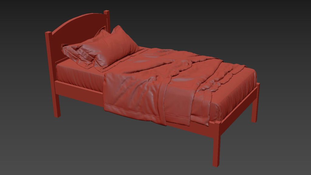 Austen Bed (318117) 3D model - Download 3D model Austen Bed (318117 ...