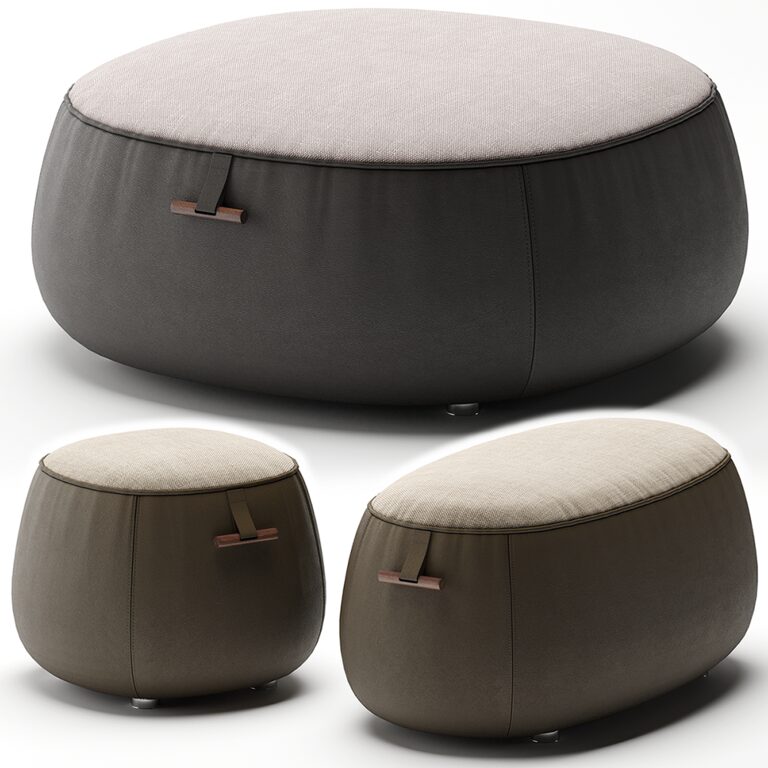 Porada Lagom Poufs (318333) 3D model - Download 3D model Porada Lagom ...