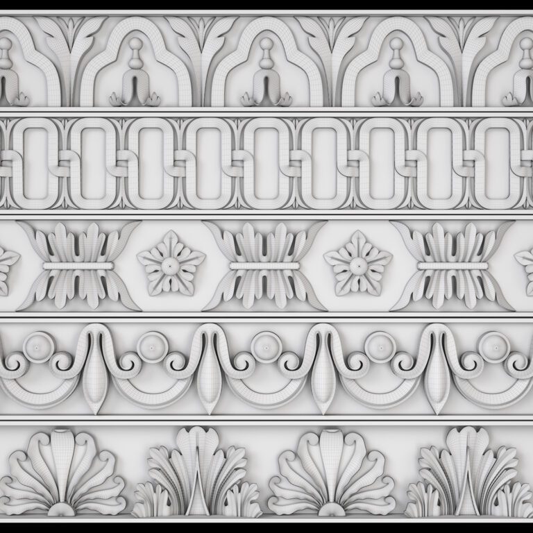 Trim Ornament 02 (318941) 3D model - Download 3D model Trim Ornament 02 ...