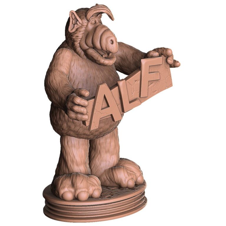 Alf. STL. 3D printing (319011) 3D model - Download 3D model Alf. STL ...