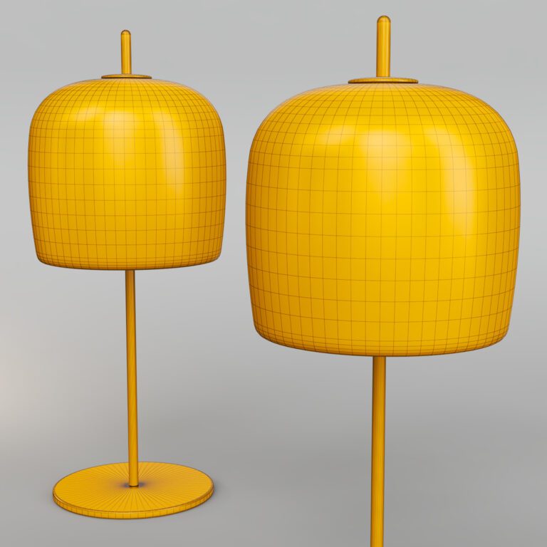 Table Lamp Vistosi Large Jube (319470) 3D model - Download 3D model ...