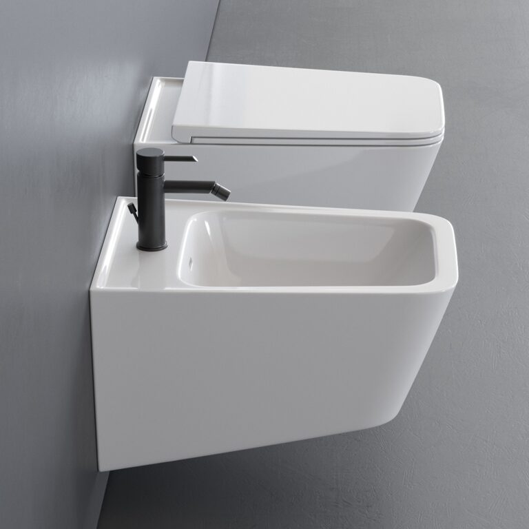 VitrA Bathrooms EQUAL Wall-Hung WC Toilet and bidet (319846) 3D model ...