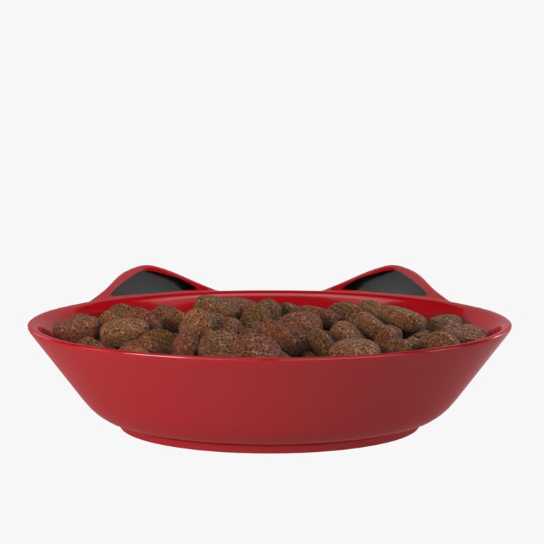 Cat saucers with food (320037) 3D model - Download 3D model Cat saucers ...