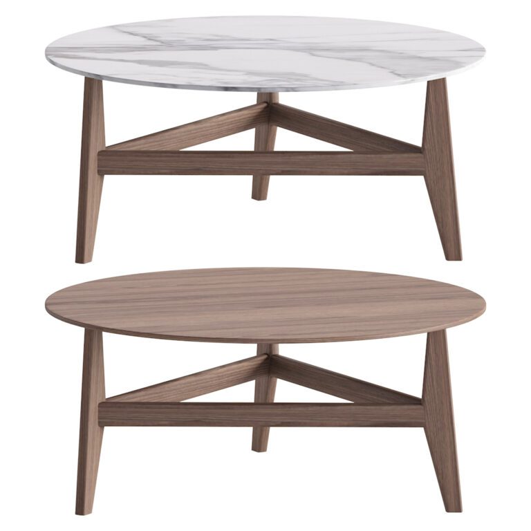 Plettro coffee Table E222 By Natuzzi Editions 2 version (320131) 3D ...