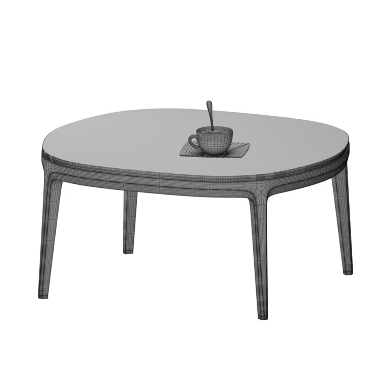 Caratos Maxalto coffee table (320177) 3D model - Download 3D model ...