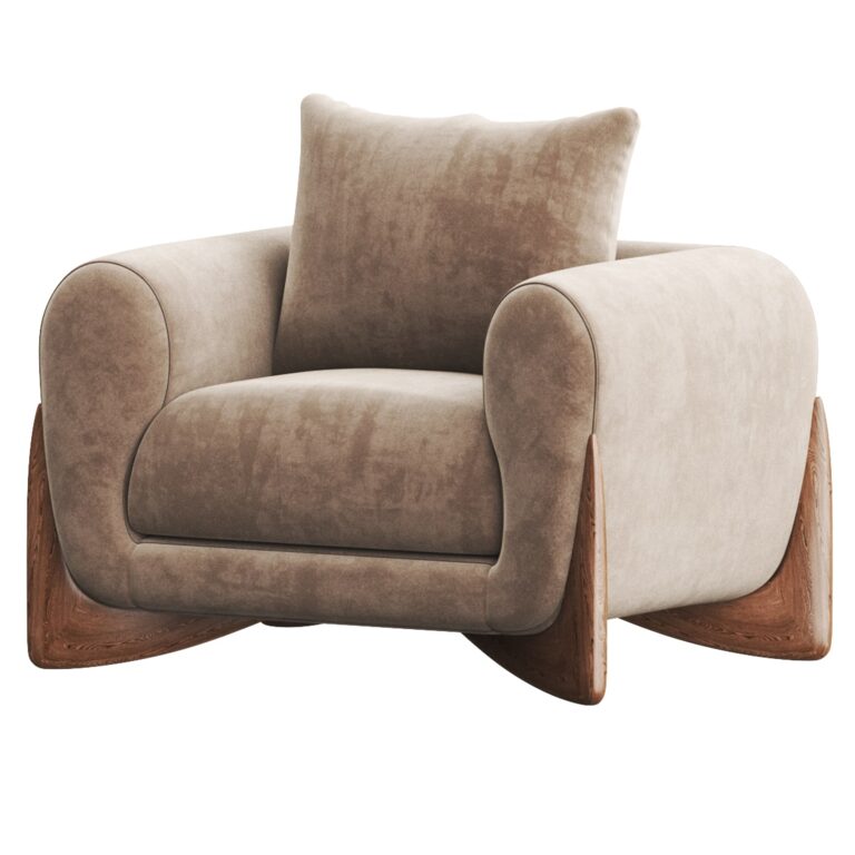 SOFTBAY Armchair By Porada (320384) 3D model - Download 3D model ...