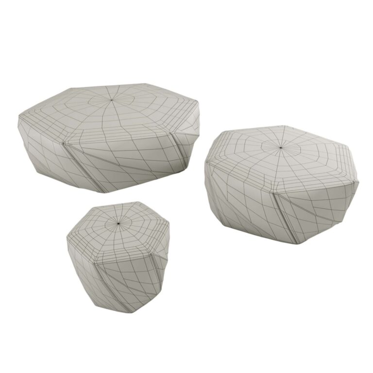 Brook-moroso-ottoman Pufik (320391) 3D model - Download 3D model Brook ...