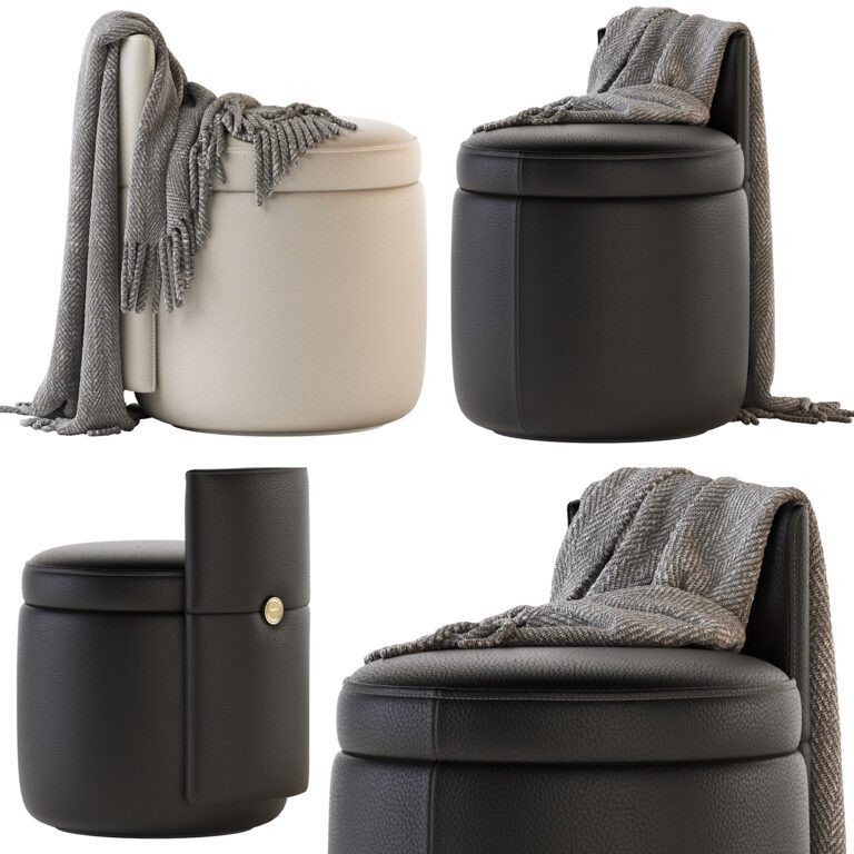 Pouf MADISON Turri (320677) 3D model - Download 3D model Pouf MADISON ...