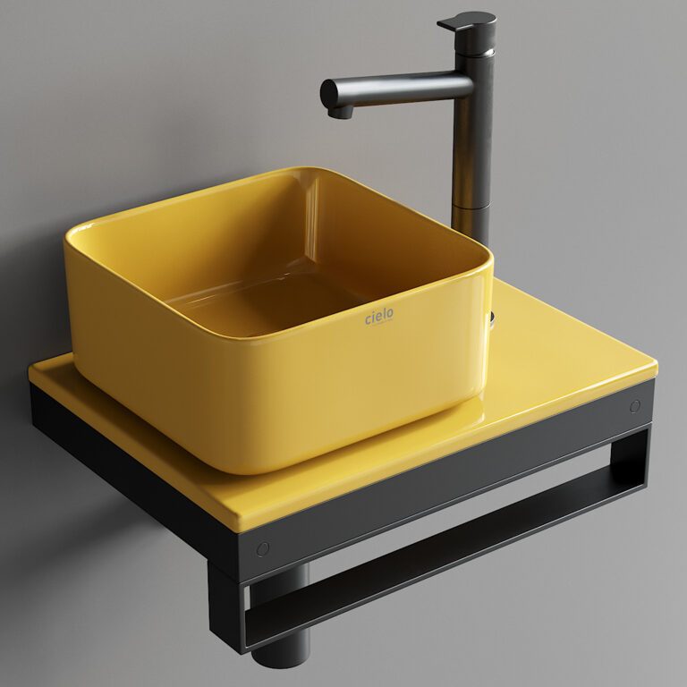 Ceramica Cielo Shui Comfort art. Milaq Square Washbasin Set 2 (321212 ...